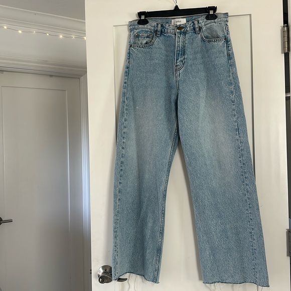 ba&sh | Jeans | Bash Light Blue Straight Wide Leg Lady Jeans | Poshmark